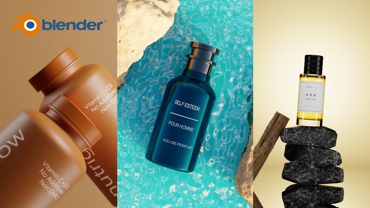 Blender 3D Realistic Product Visualization / Animation - SilkCourses.com