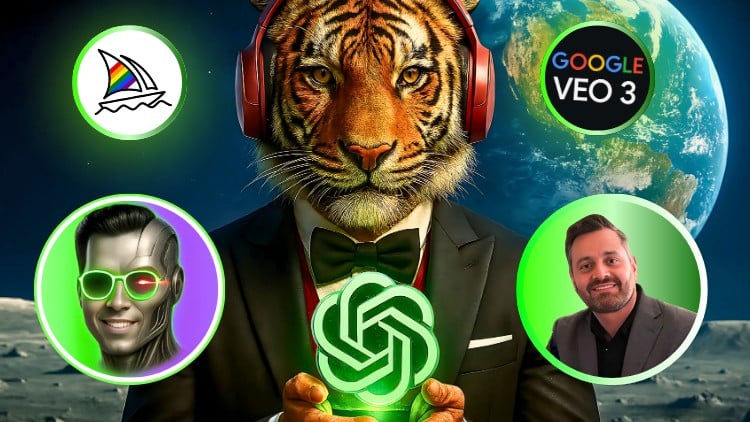 Chatgpt, Midjourney & Veo3 For Viral Product Marketing - SilkCourses.com